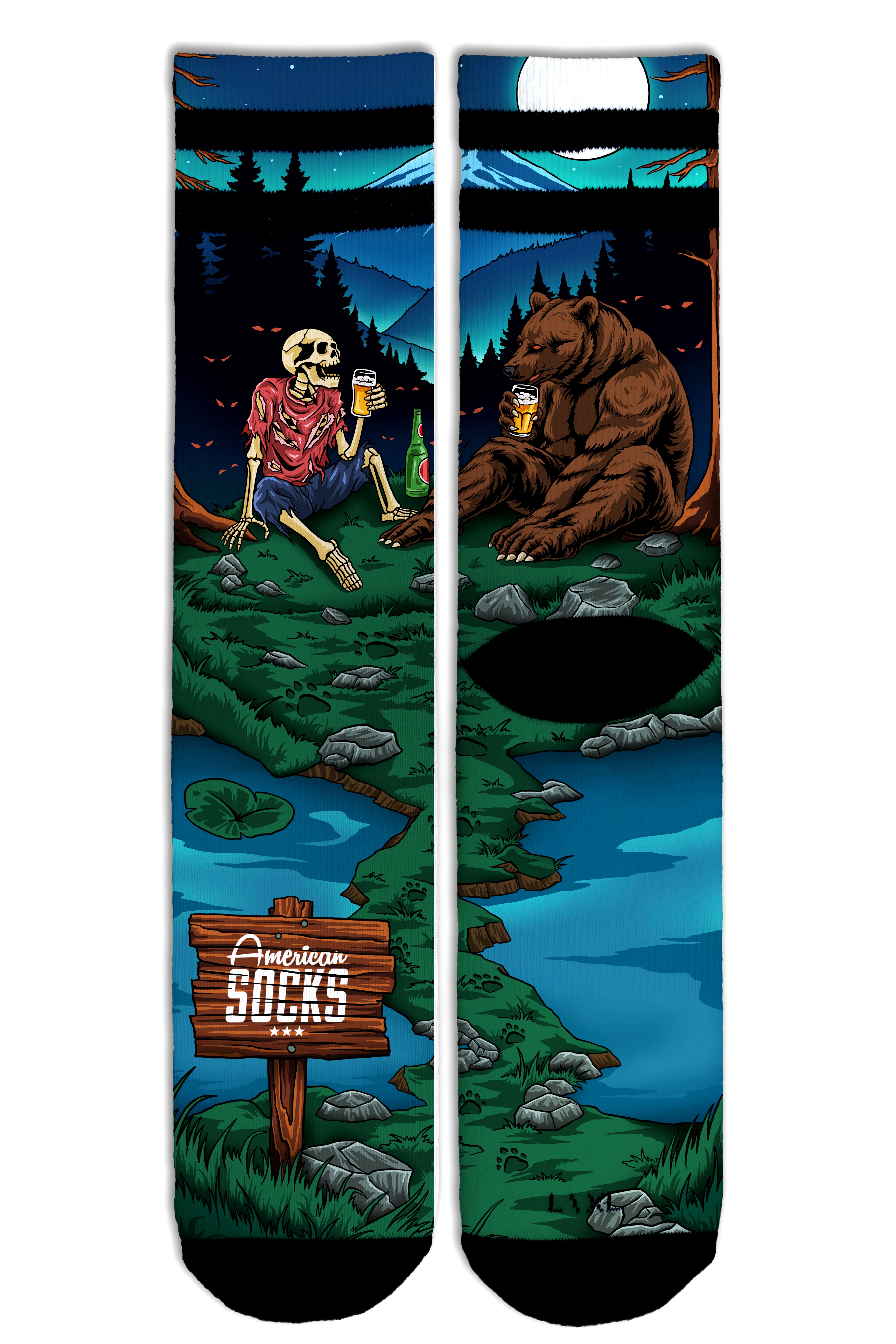 AMERICAN SOCKS® | Cool Socks with Illustrations | Shadow