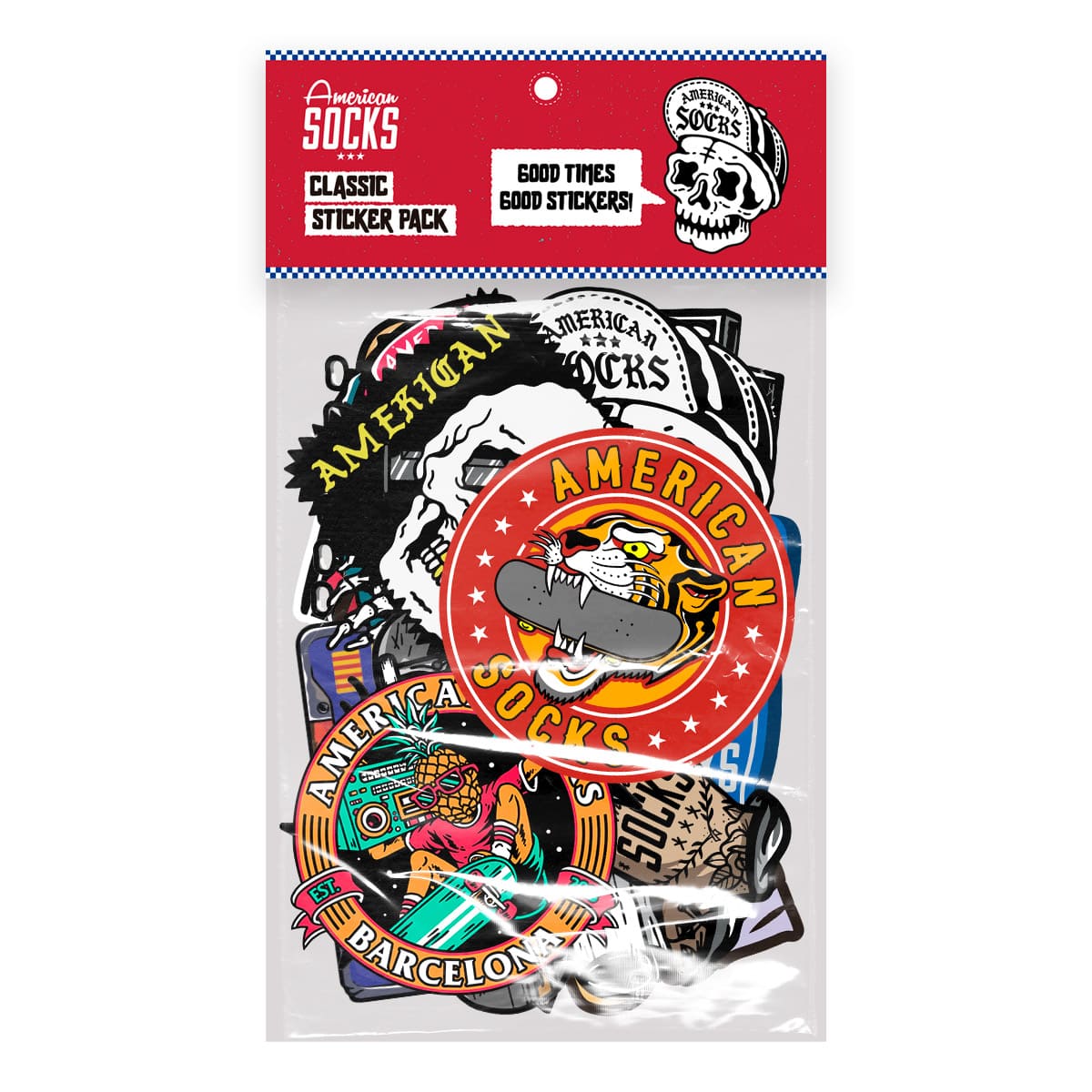 AMERICAN SOCKS ® Official Shop | Stickers | Classic - Sticker Pack
