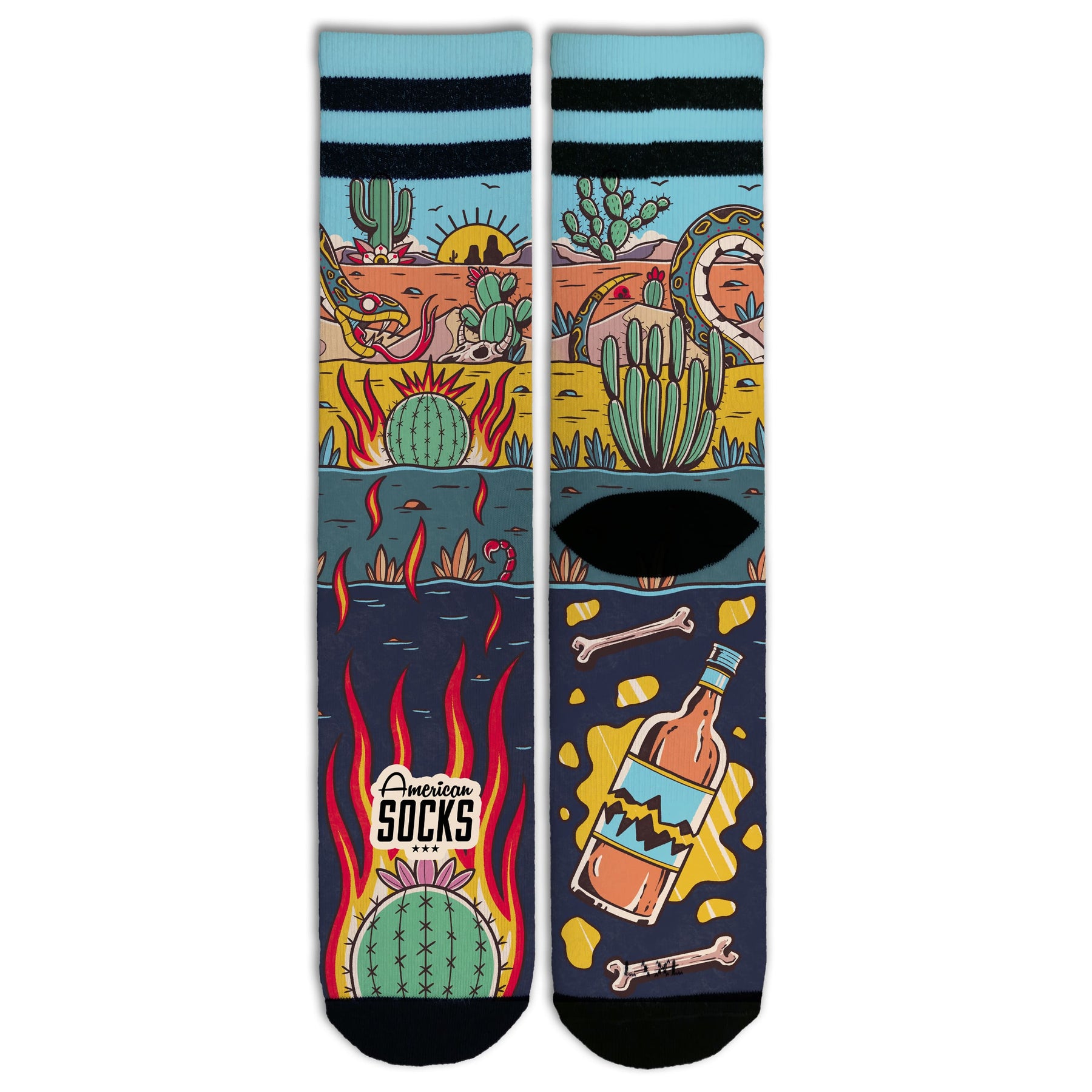 AMERICAN SOCKS | Rattlesnake - Mid High